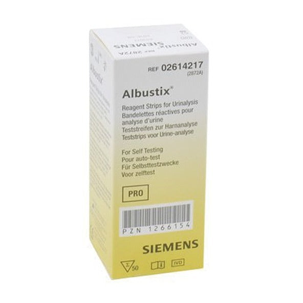 Bandelettes urinaires Siemens Albustix - Boite de 50