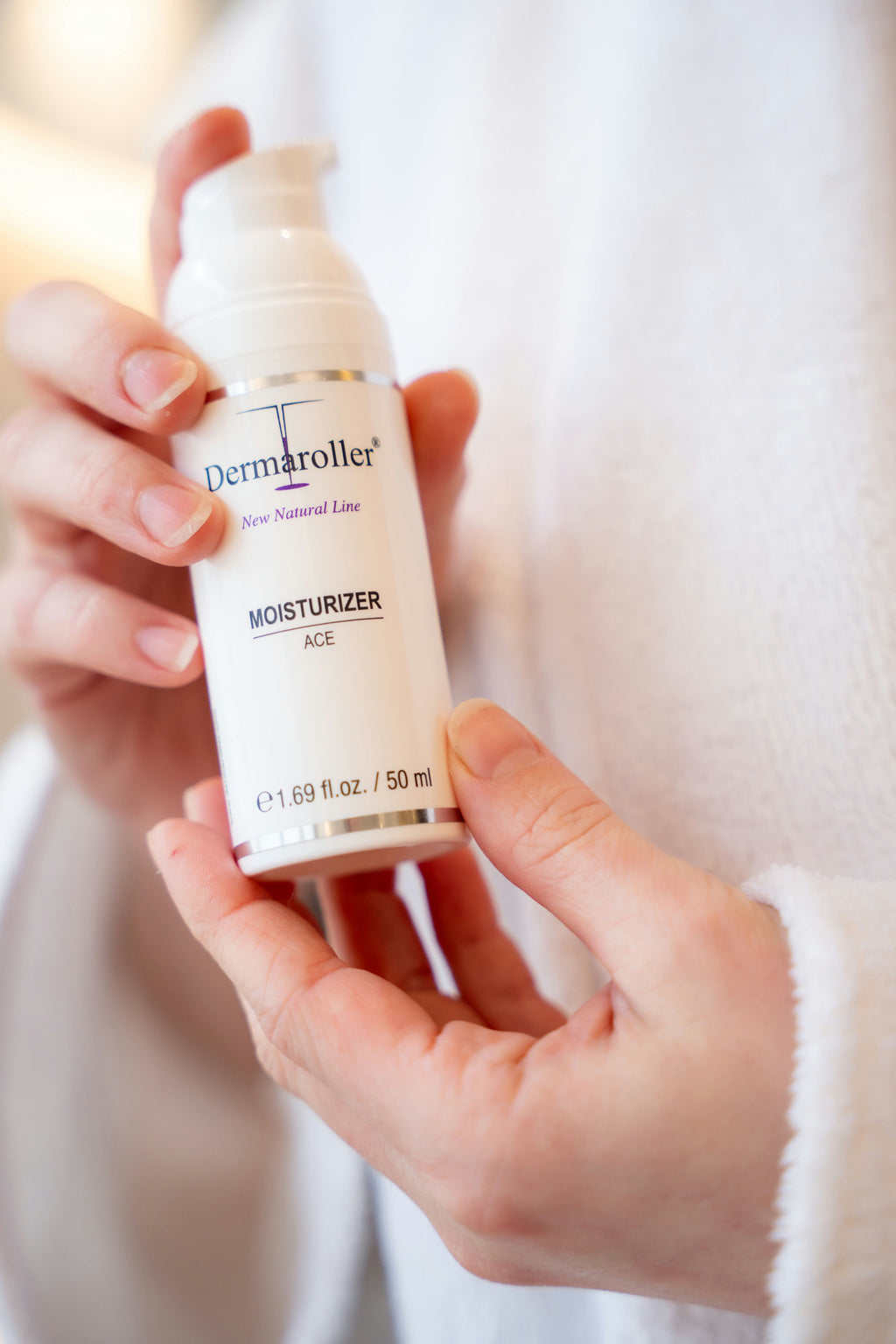 Crème hydratante Dermaroller aux vitamines A, C et E